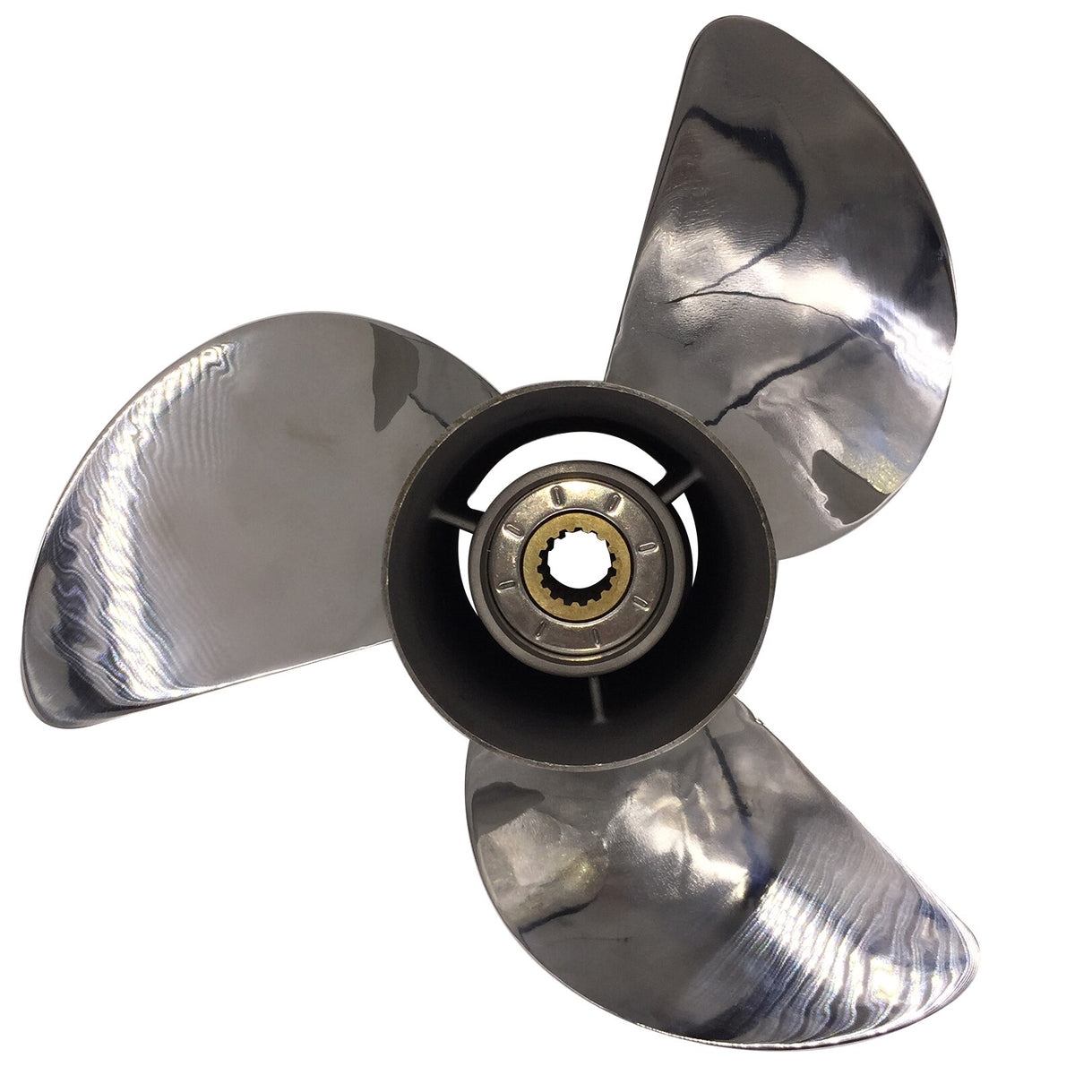 Boat Propeller 13 1/4x15 for Honda 75HP-130HP 3 Blades Stainless Steel ...